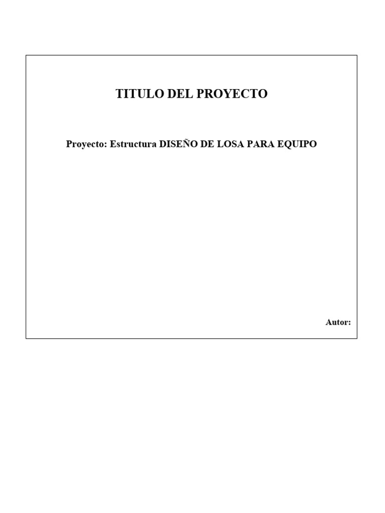 Nota de Cálculo de Losa Par Equipo | PDF | Ingeniero civil | Materiales ... Nota de Cálculo de Losa Par Equipo | PDF | Ingeniero civil | Materiales ...