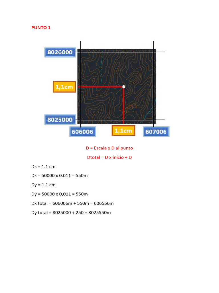 Calculos Proyecto Cartogragia | PDF | Teaching Methods & Materials | Home & Garden