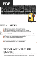 SOP. Stacking and Storage | PDF