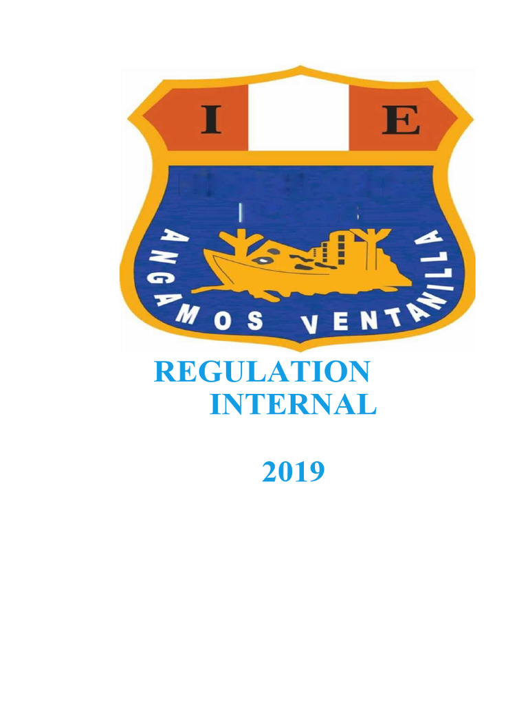 Internal Regulations 2019 | PDF | Teachers | Bibliography