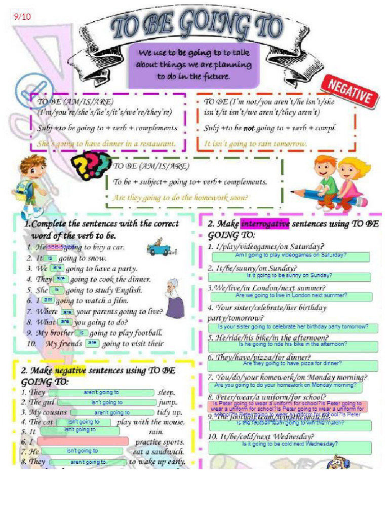 To Be Going To | PDF