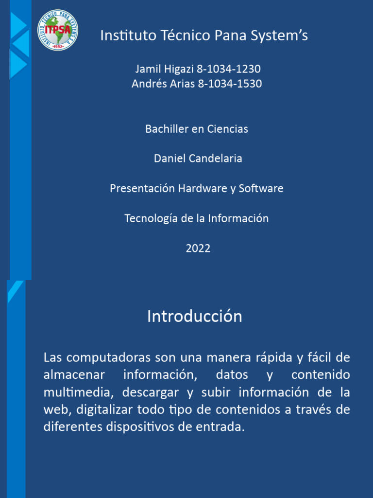 Hardware y Software | PDF | Hardware de la computadora | Informática Hardware y Software | PDF | Hardware de la computadora | Informática