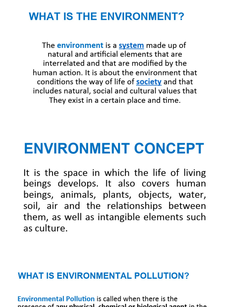 Environment Monograph | PDF | Pollution | Natural Environment