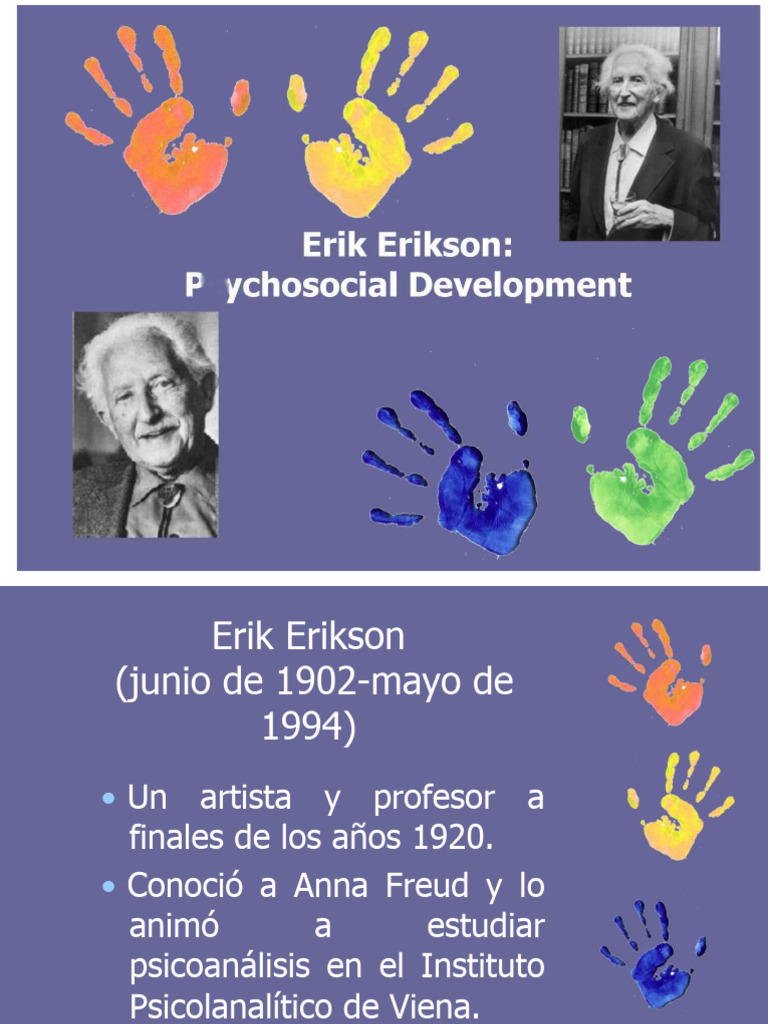 Etapas de Erikson Del Desarrollo Psicosocial | PDF | Adultos | Adolescencia