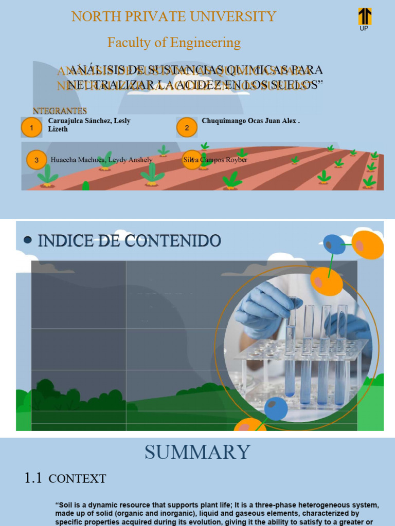 Upn Chemistry Research Project | PDF | Soil | Soil Fertility