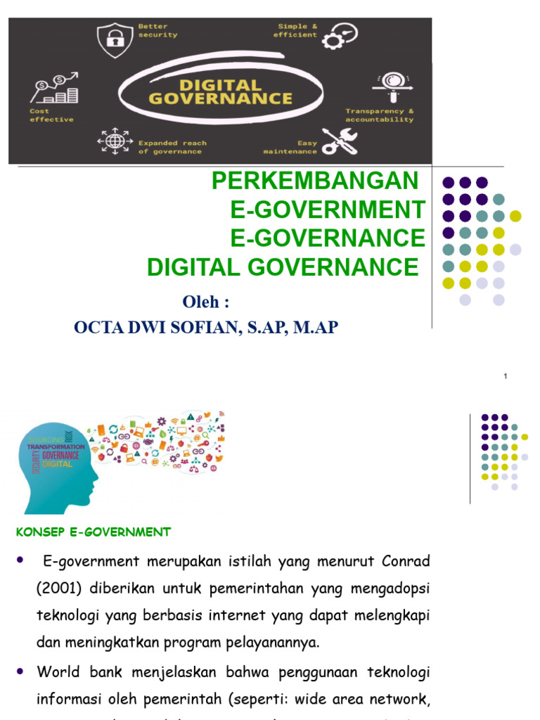 Perkembangan e - Government | PDF | Bisnis