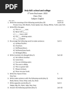 Class 5 English Model Test Paper 2080 | PDF | Nepal | Switzerland
