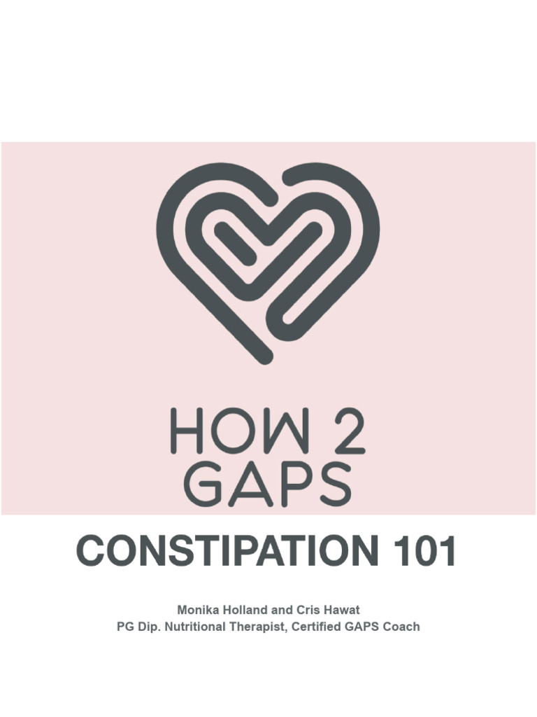 Constipation 101 | PDF