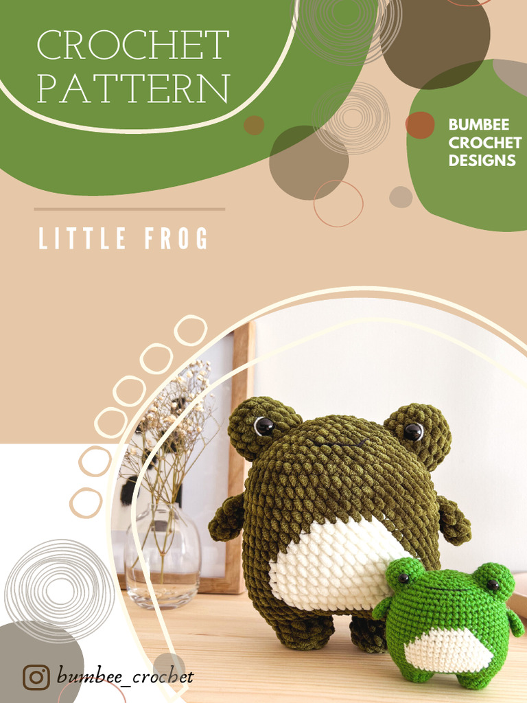 Bumbee Crochet Little Frog | PDF | Crochet | Surgical Suture