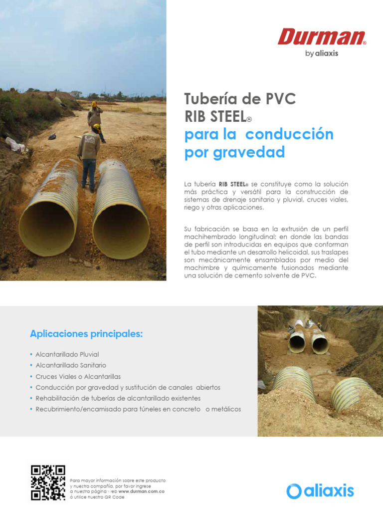 Ficha Comercial Sistema Rib Steel | PDF | Alcantarillado | Cloruro de ...