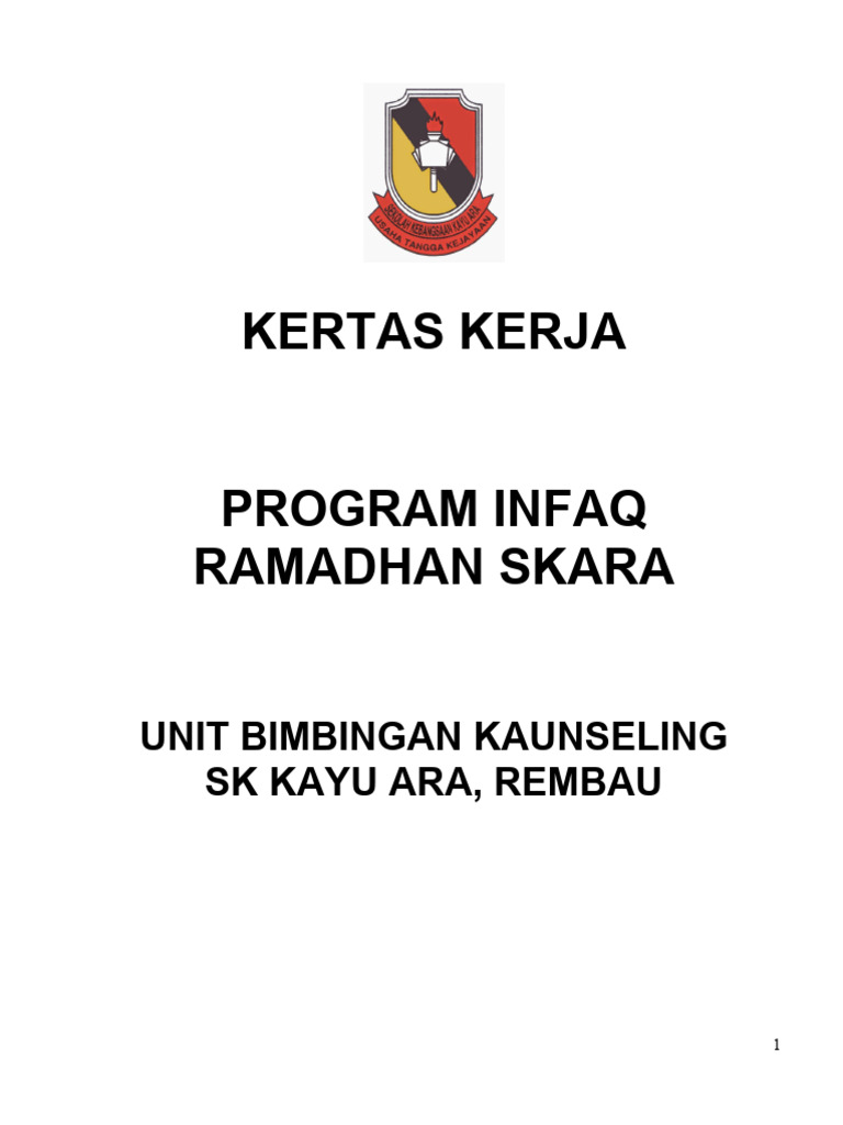 Kertas Kerja INFAQ RAMDHAN | PDF | Bisnis | Ilmu Sosial