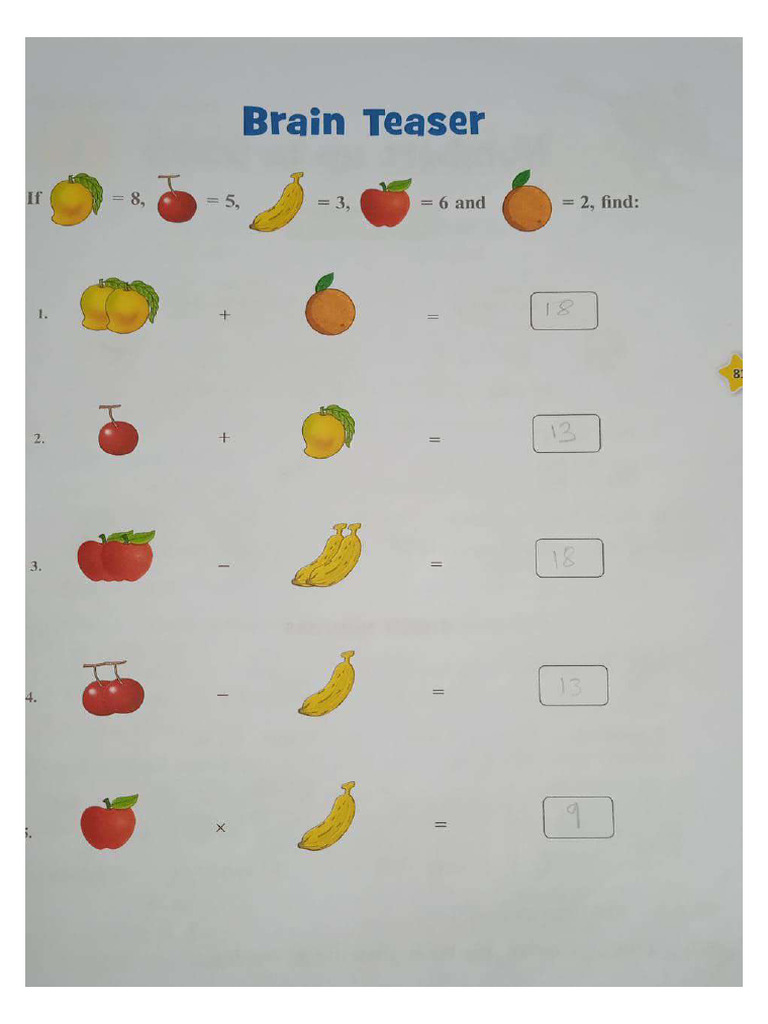 3rd Class Maths Textbook Answers | PDF