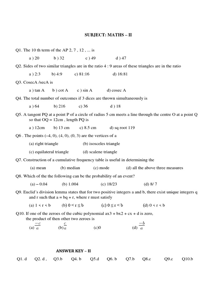 Maths X | PDF | Triangle | Geometric Shapes