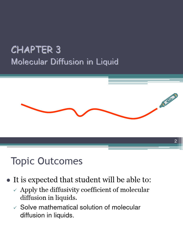 Chapter 3 Molecular Diffusion in Liquid | Download Free PDF | Diffusion | Water
