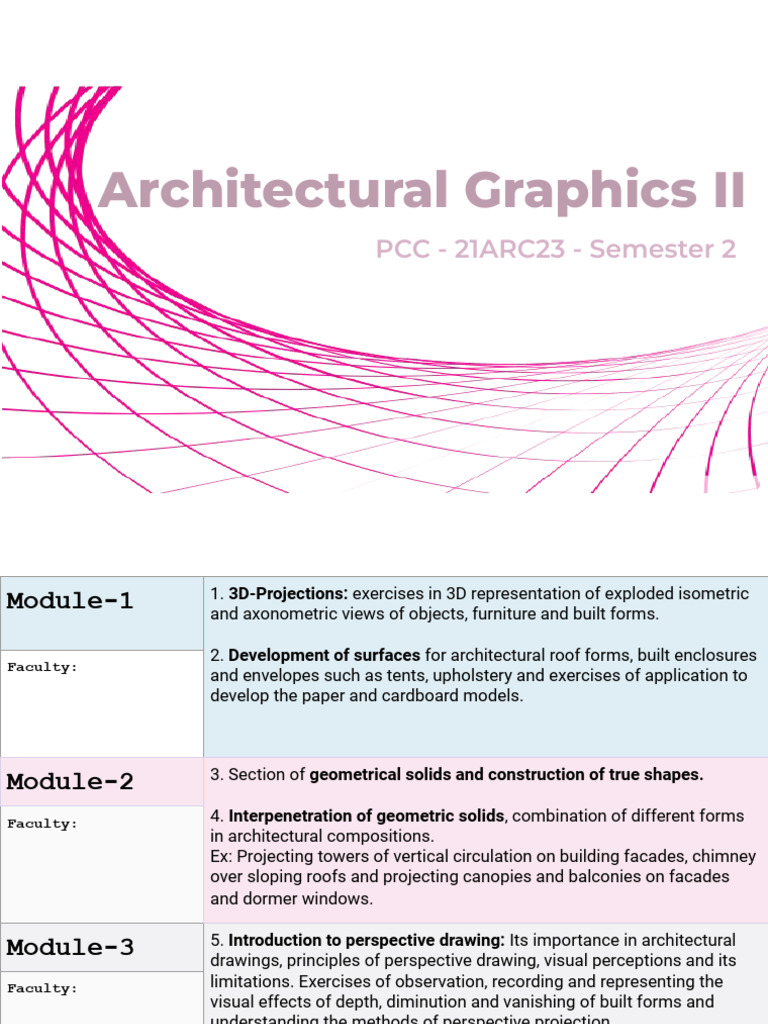 Subjects | PDF | 3 D Computer Graphics | Technical Drawing