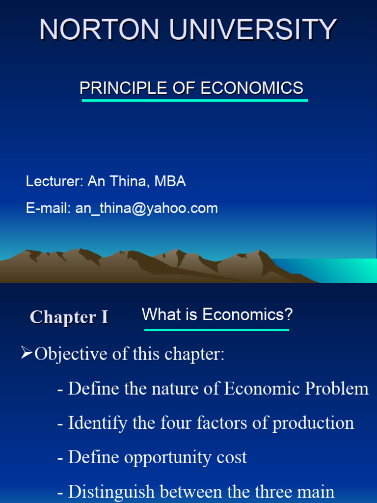 Lesson 1 Introduction | PDF | Economics | Consumption (Economics)