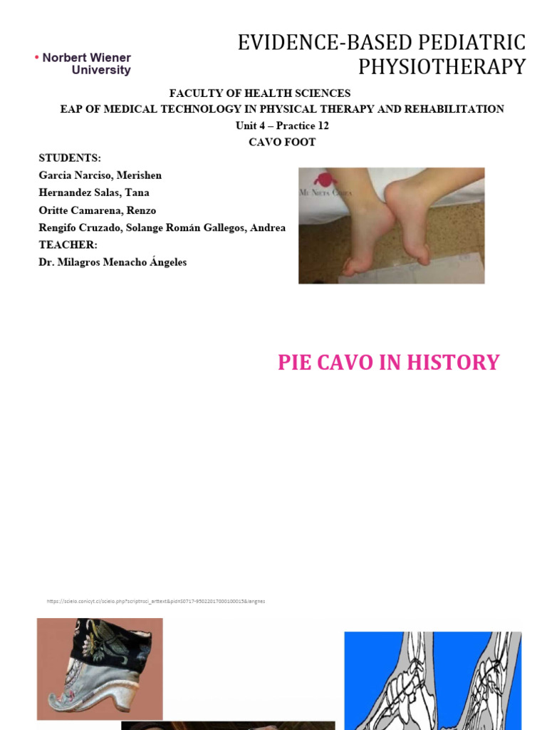 Pediatric Pes Cavus Treatment Overview | PDF | Anatomical Terms Of ...