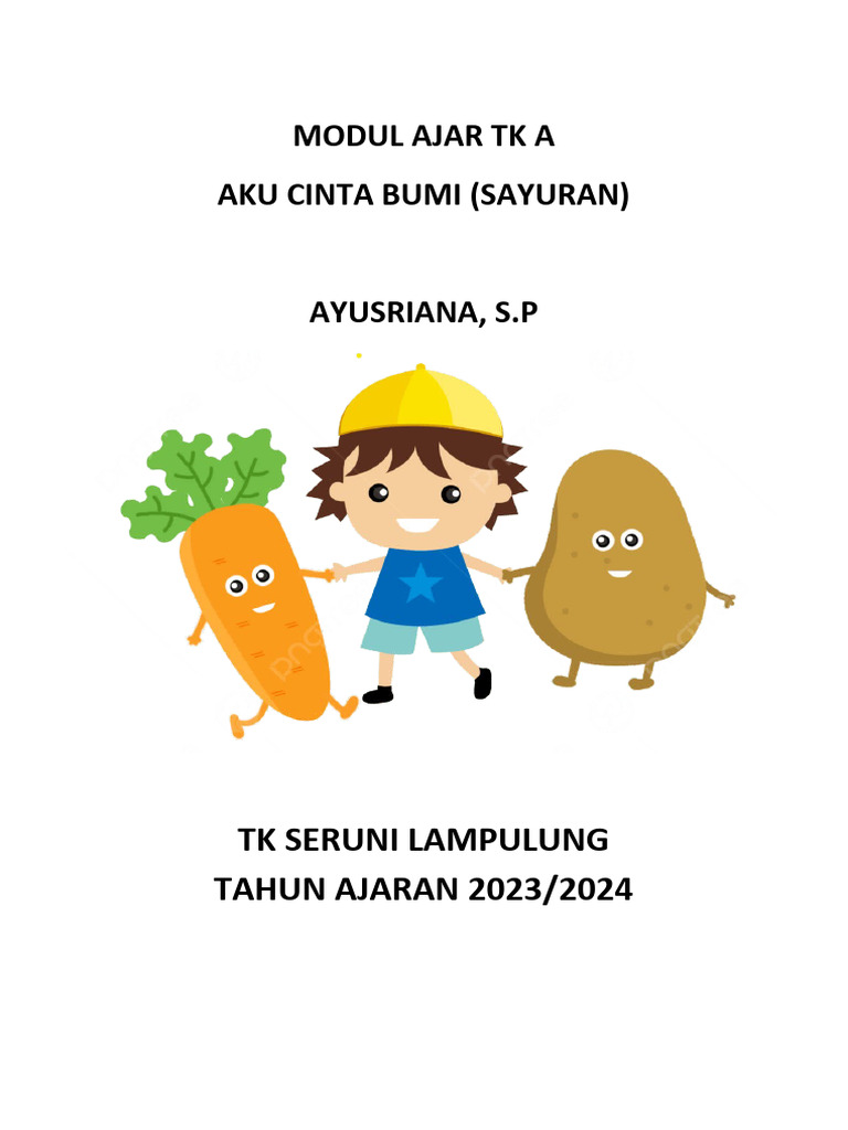 Modul Ajar Paud Sayur September | PDF | Sains & Matematika