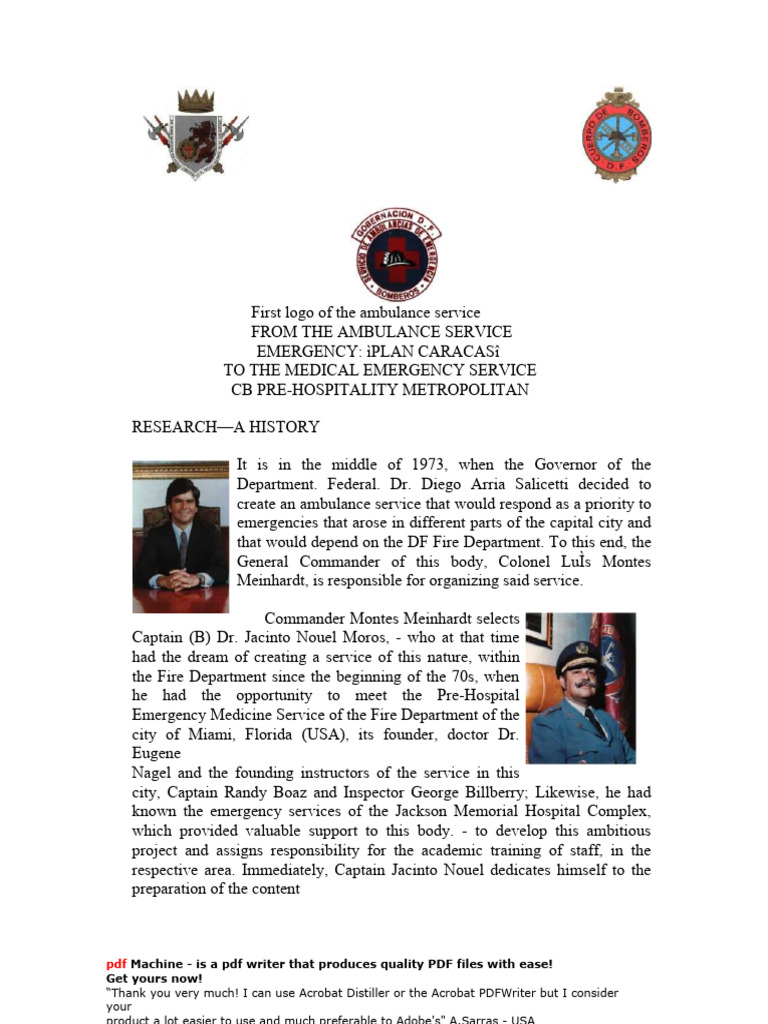 History Of Emergency Medicine Pdf Emergency Medical Services Medicine