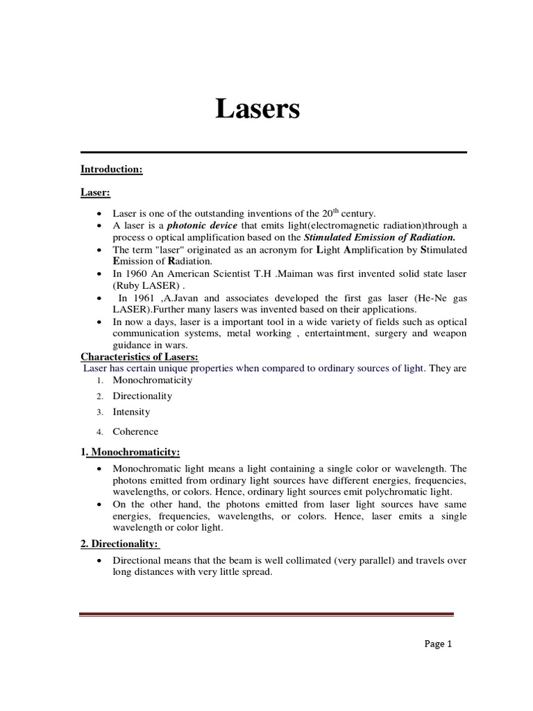 2 Unit AP | PDF | Laser | P–N Junction