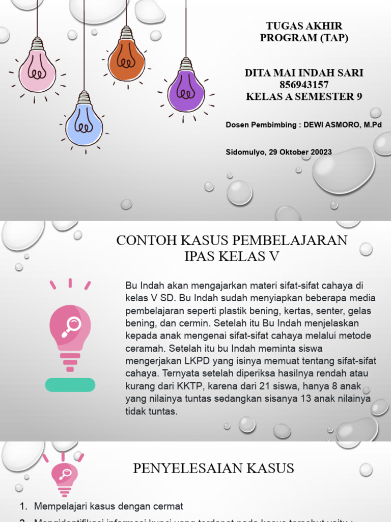 Ppt Tap Dita Mai Indah Sari Pdf