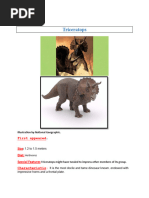 Jurassic Park Trilogy Dinosaur Guide | PDF | Tyrannosaurus | Taxa