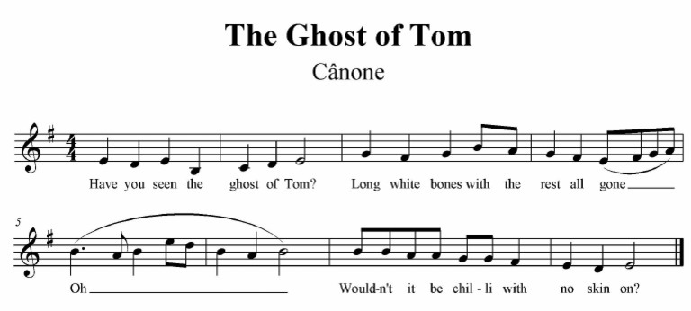 Ghost of Tom | PDF