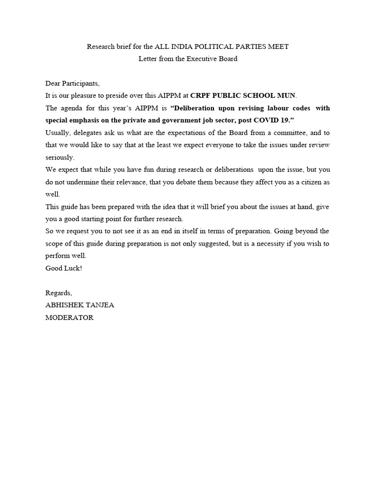 AIPPM | PDF | Employment | Labour Law