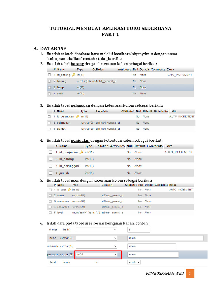 Tutorial Membuat Aplikasi Toko Sederhana Part 1 Pdf 