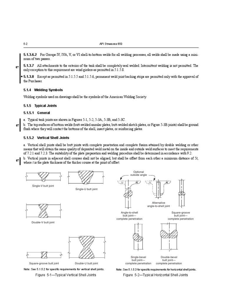 Api - 650 - 2007 - 40 | PDF | Welding | Construction