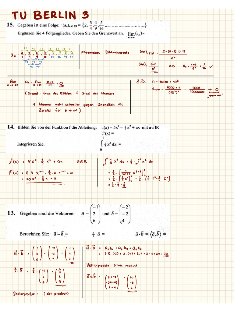 TU Berlin ANP Example Test | PDF