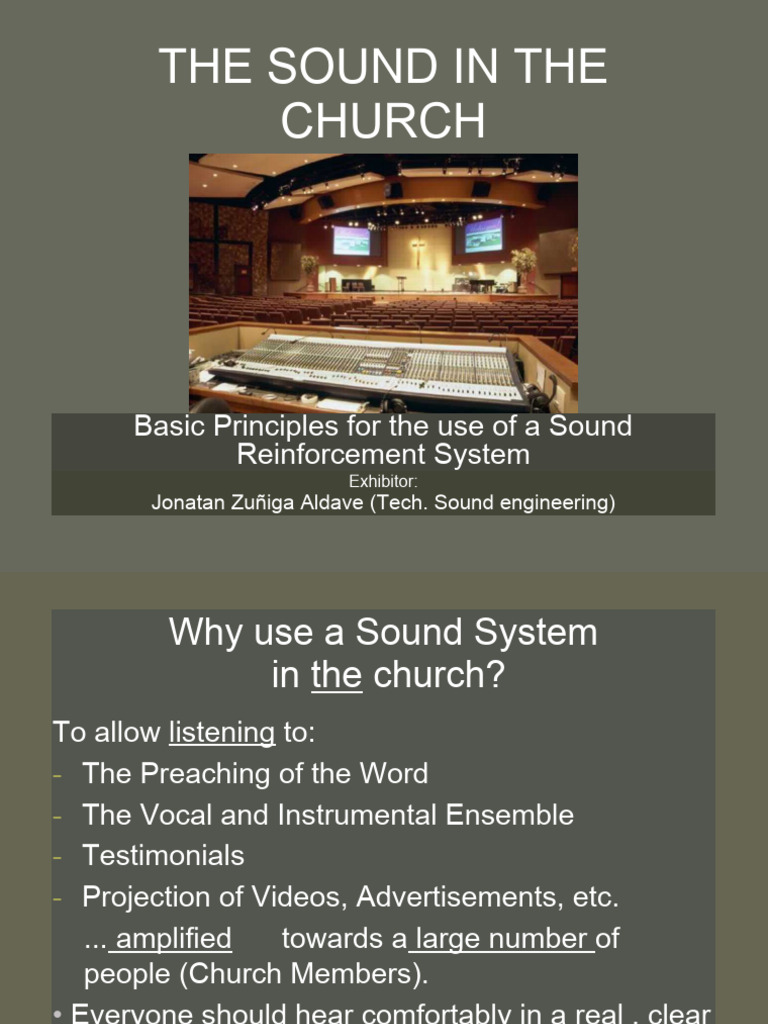 Church Sound System Essentials Guide | PDF | Equalization (Audio ...