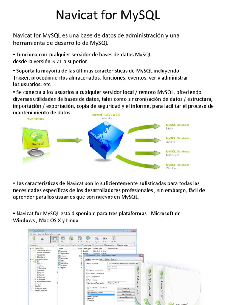 Navicat For MySQL | PDF | Recuperación de información | Software del ...