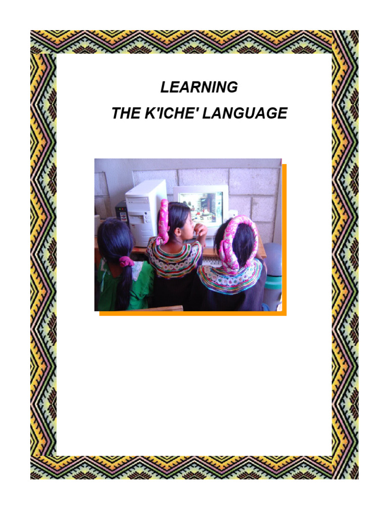 Manual Learning The K'Iche' Language Student | PDF | Double Click ...