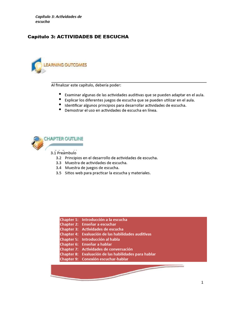 Actividades de Escucha en el Aula | PDF | Tigre | Educación de la ...