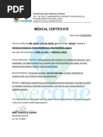 Bi 811 (Medical Report Form) | PDF