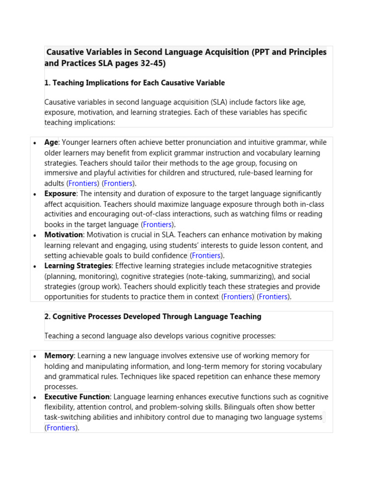 Ate Jhoan Assignment Causative | PDF | Second Language Acquisition ...