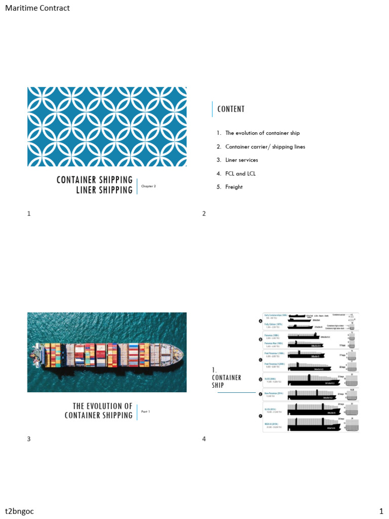 Chapter 2 - Container Shipping | PDF