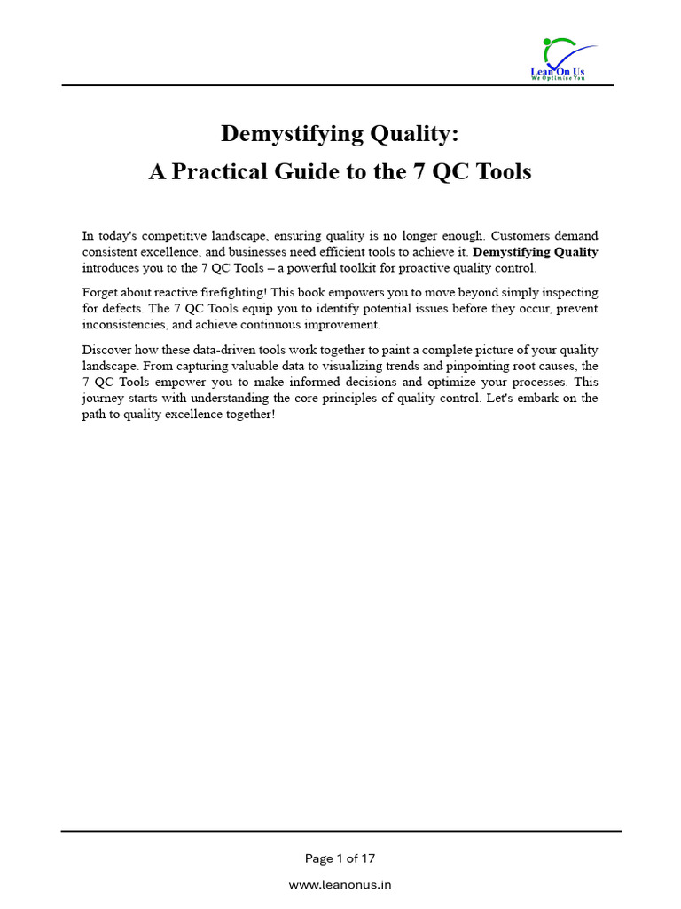 7QC Tools | PDF | Histogram | Scatter Plot