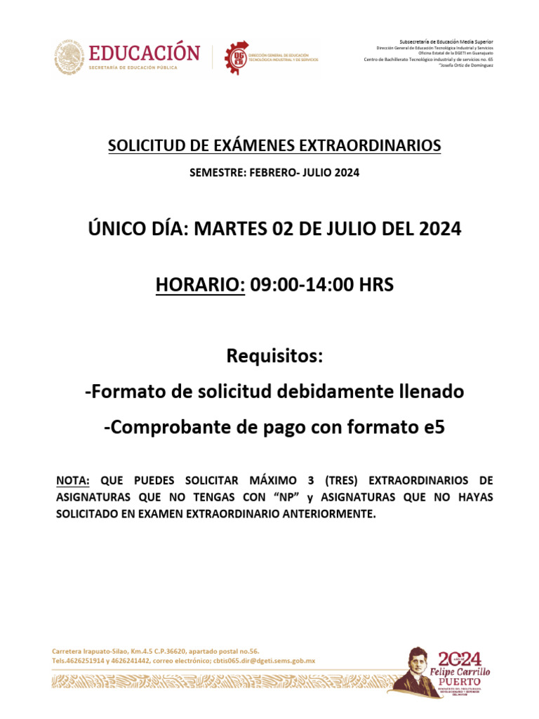 Aviso Extras - Servicios Escolares | PDF | Tecnología