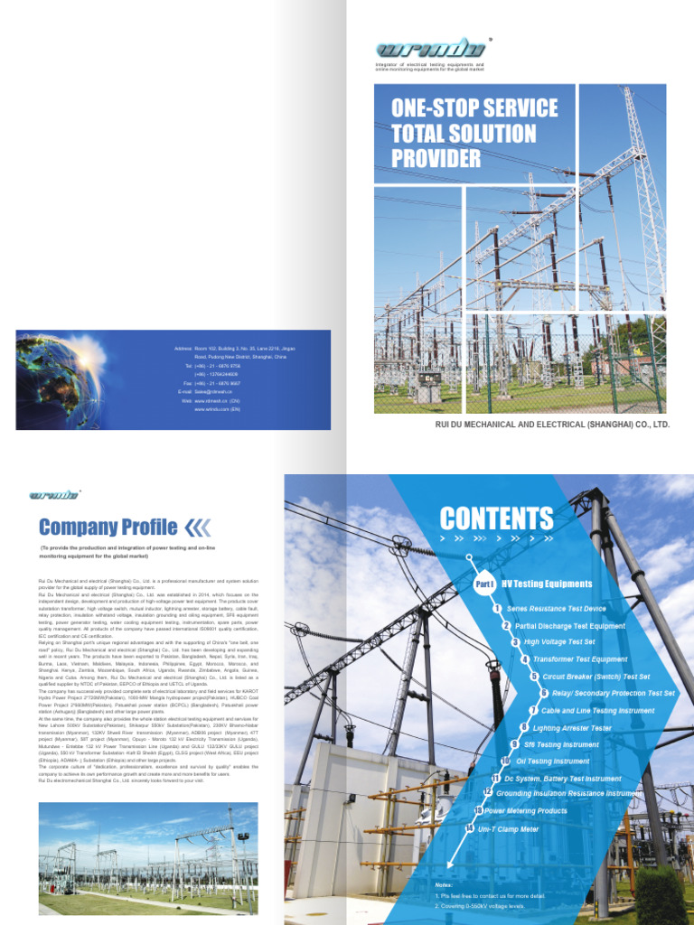 Rui Du Product Data Sheet | PDF | Transformer | Electrical Resistance ...