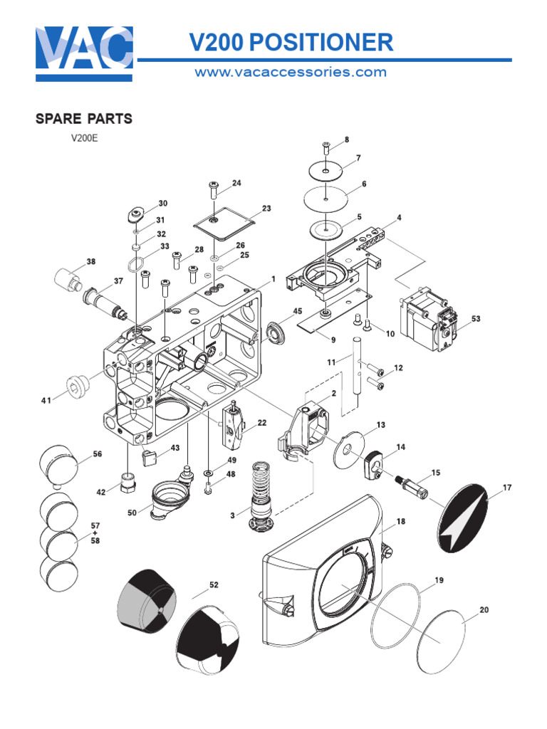 V200E Spare Parts | PDF