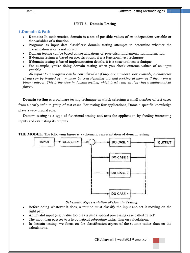 Stm Notes Unit 3 Pdf Function Mathematics Software Testing 0432