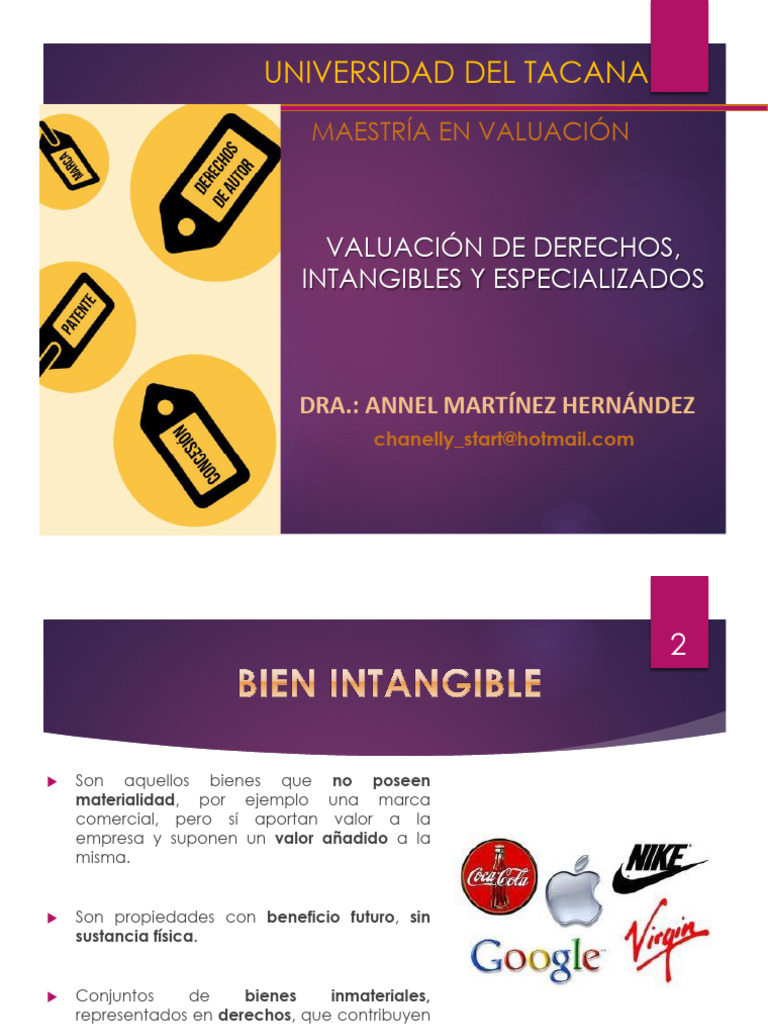 Valuacion de Intangibles Junio2024 | PDF | Patentar | Activo intangible