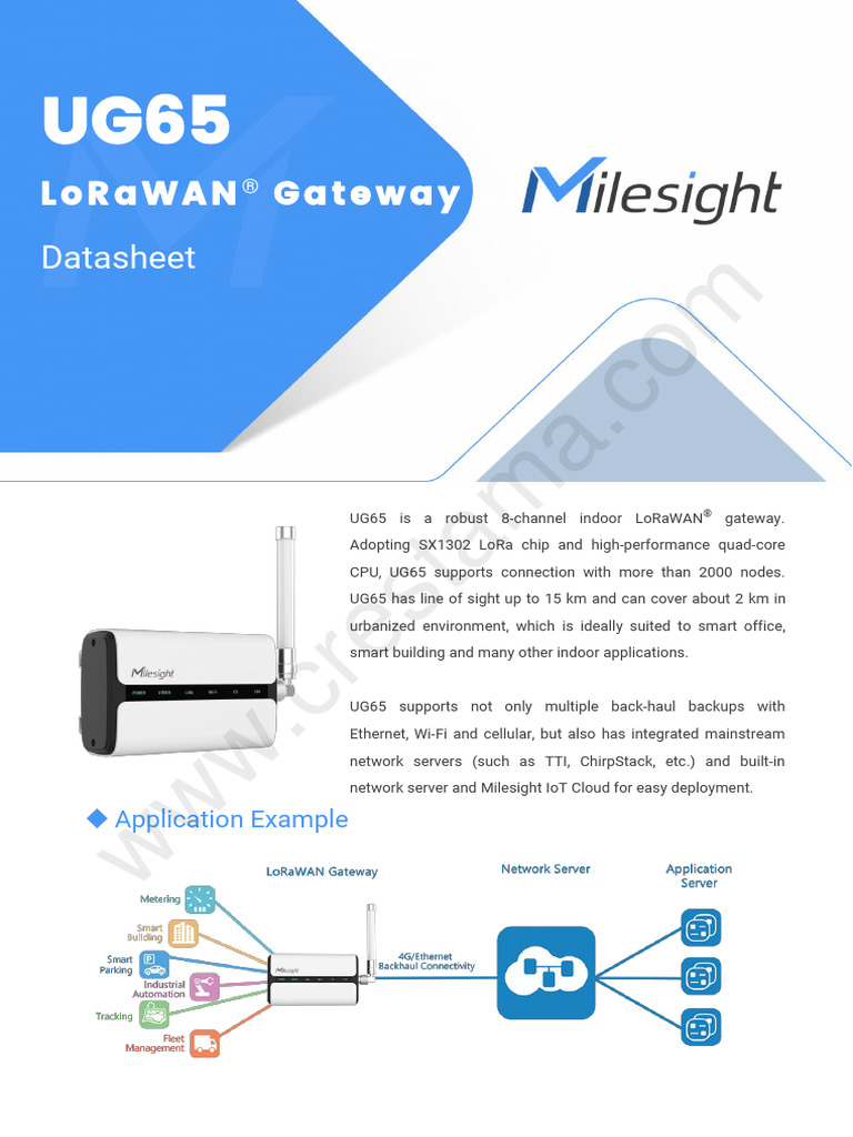 UG65 Datasheet | PDF | Ieee 802.11 | Internet Architecture