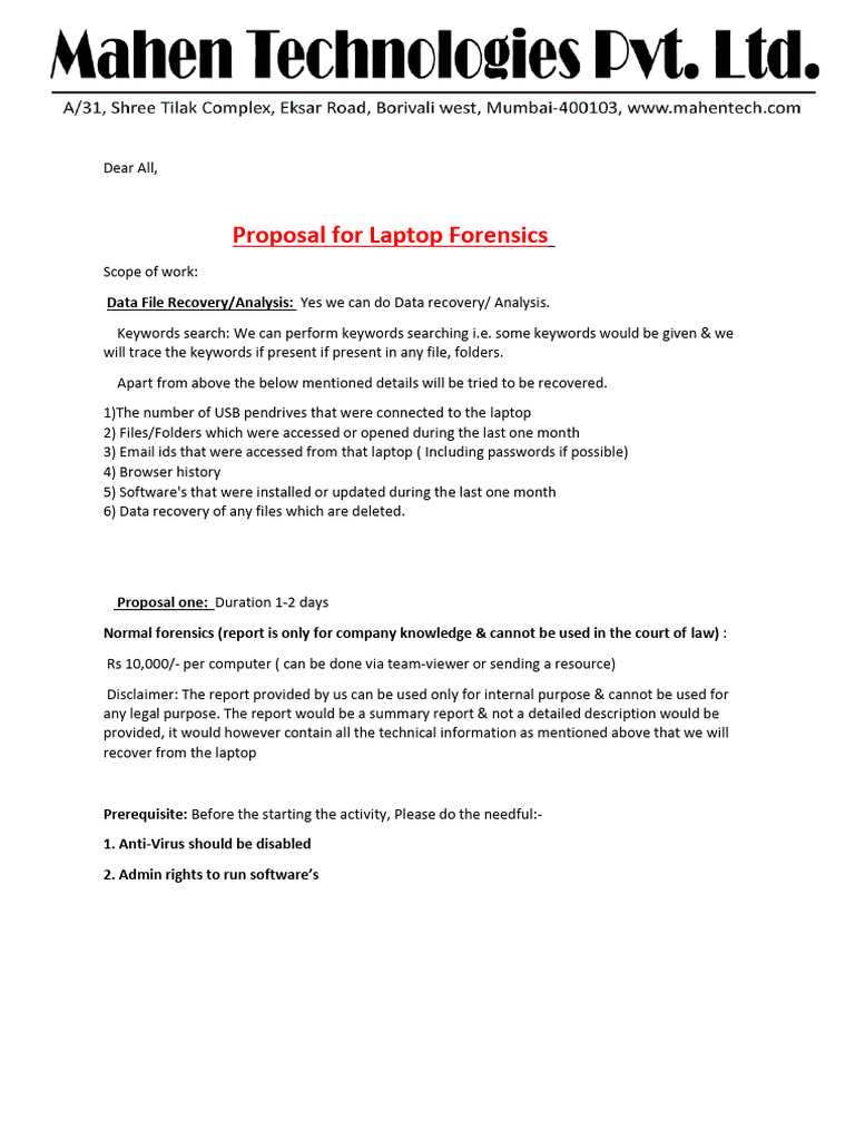 Laptop Forensics - Nashik Case | PDF | Computer Forensics | Computer File