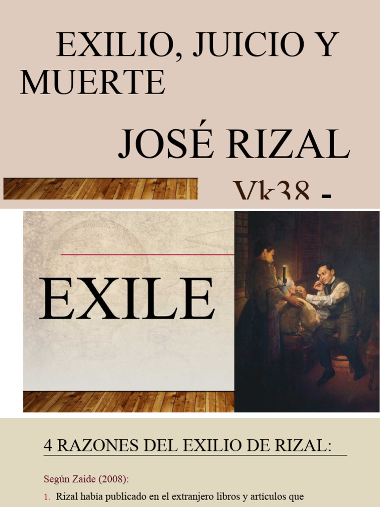 Exilio, Juicio y Muerte: José Rizal | PDF