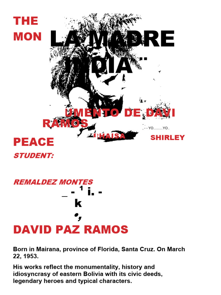 David Paz Ramos: Monumental Works | PDF | Bolivia