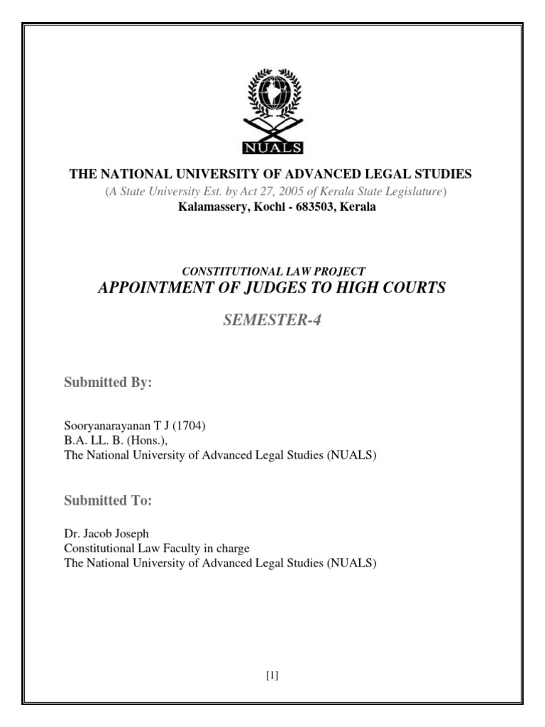 Constitutional Law Project | PDF | Government | Courts