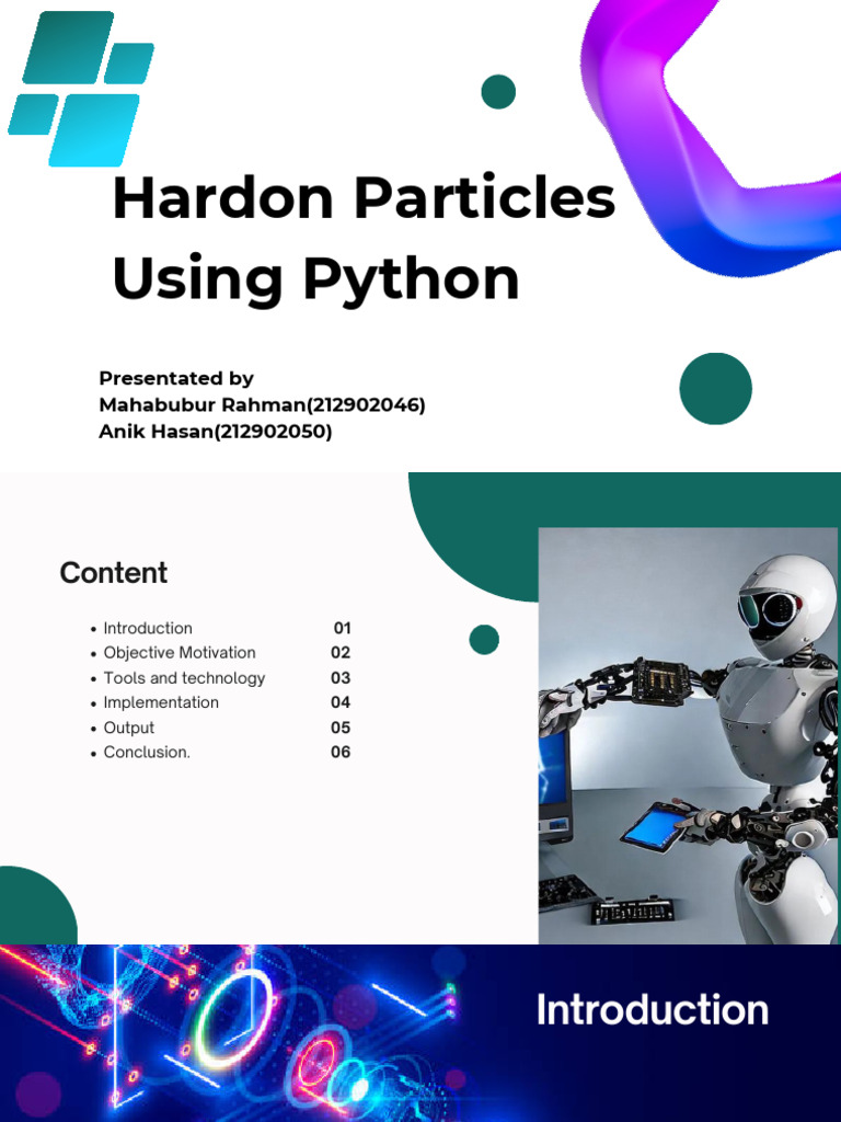 Hardon Particles Using Python | PDF | Artificial Intelligence ...
